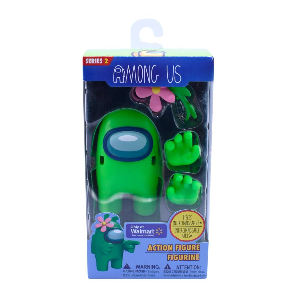 Among Us Action Figure Green Series 2 - Just Toys Intl