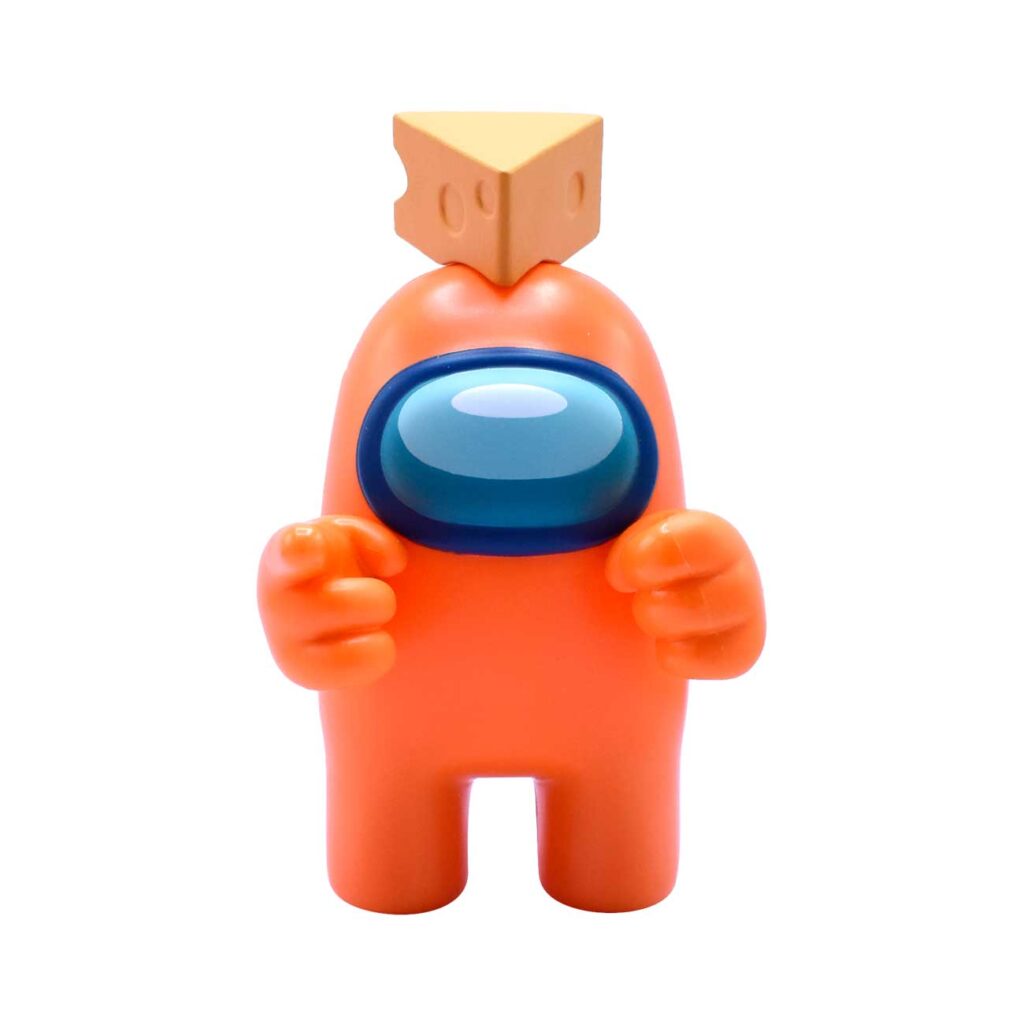 Among Us Action Figure Orange Series 2 - Just Toys Intl