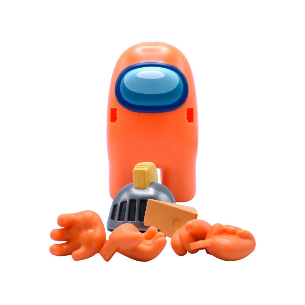 Among Us Action Figure Orange Series 2 - Just Toys Intl