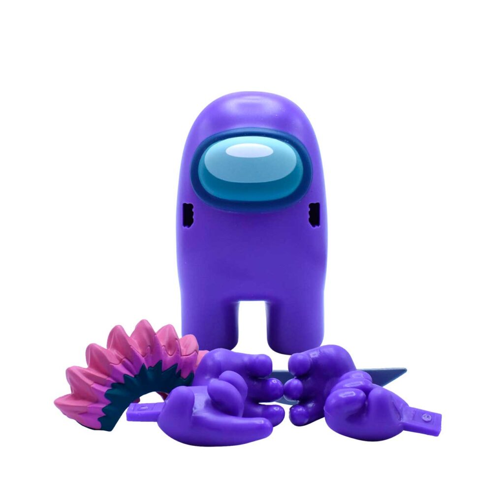 Among Us Action Figure Purple Series 2 - Just Toys Intl