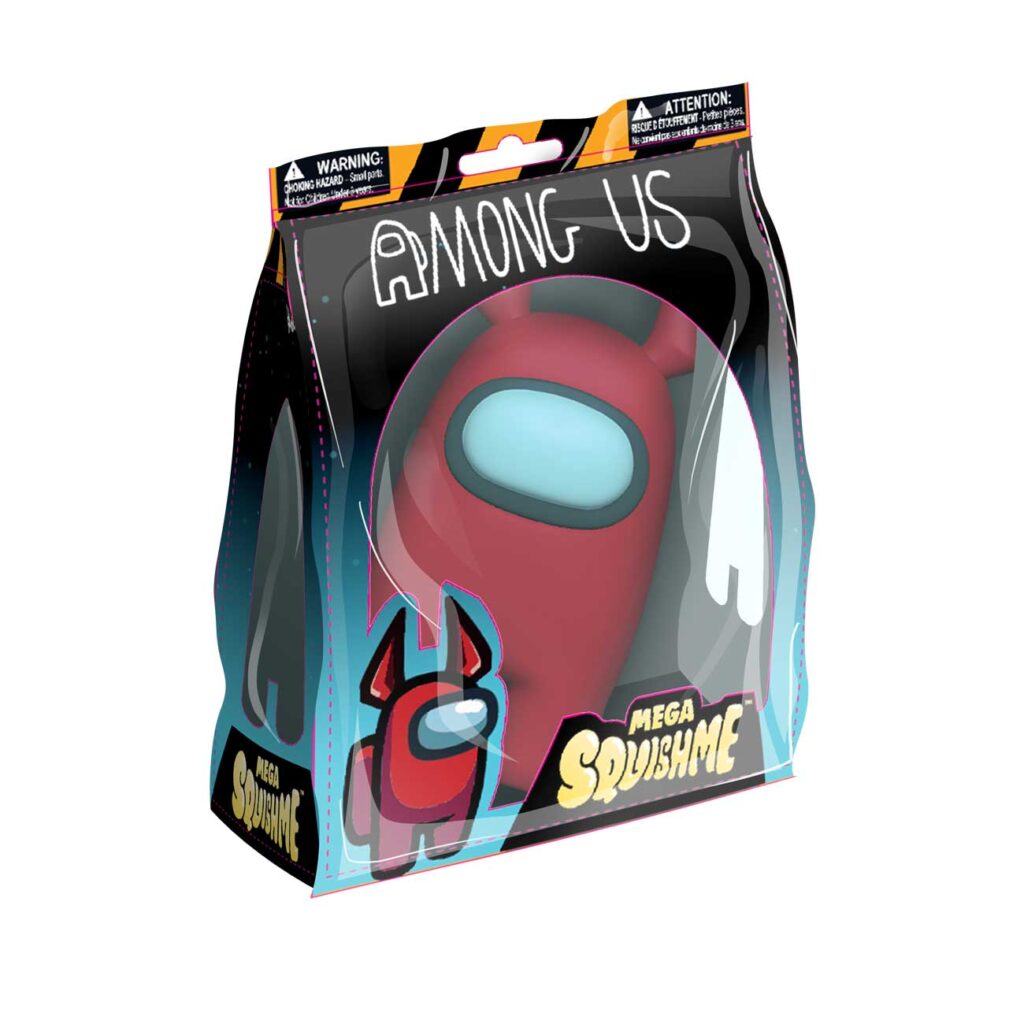 Among Us Mega SquishMe Red evil - Just Toys Intl