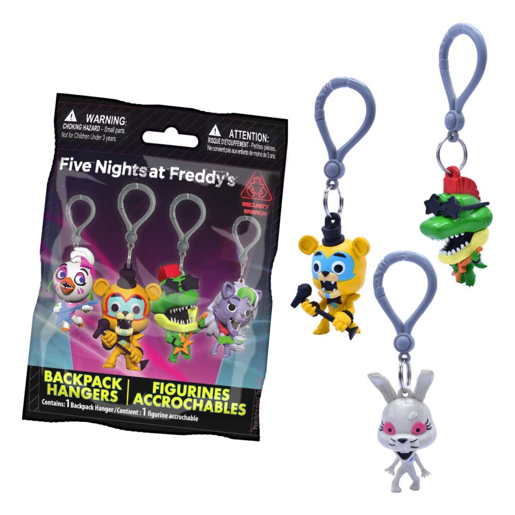 FNAF'S Security Breach Backpack Hangers Series 1 - Just Toys Intl