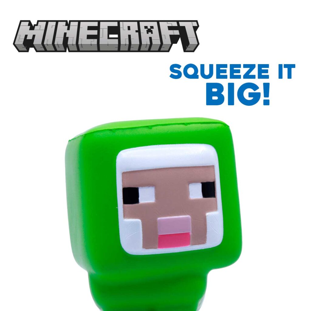 Minecraft Mega Squishme Series 4 Green Sheep - Just Toys Intl