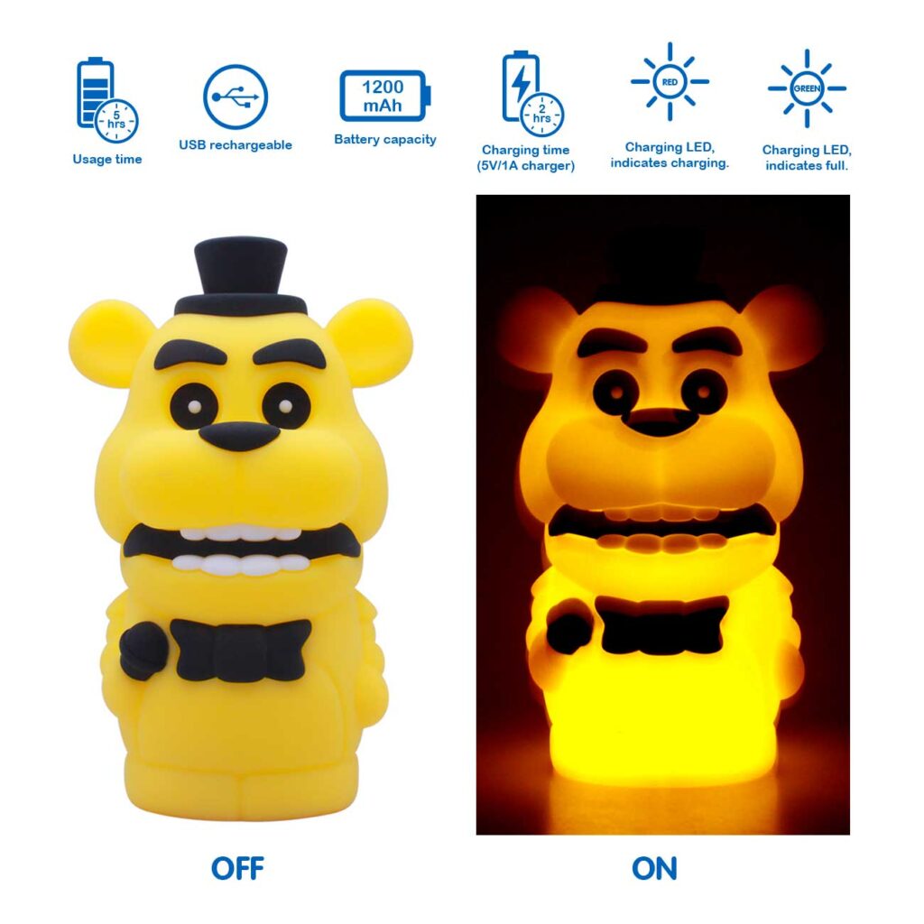 FNAF'S Golden Freddy Silicone Light - Just Toys Intl