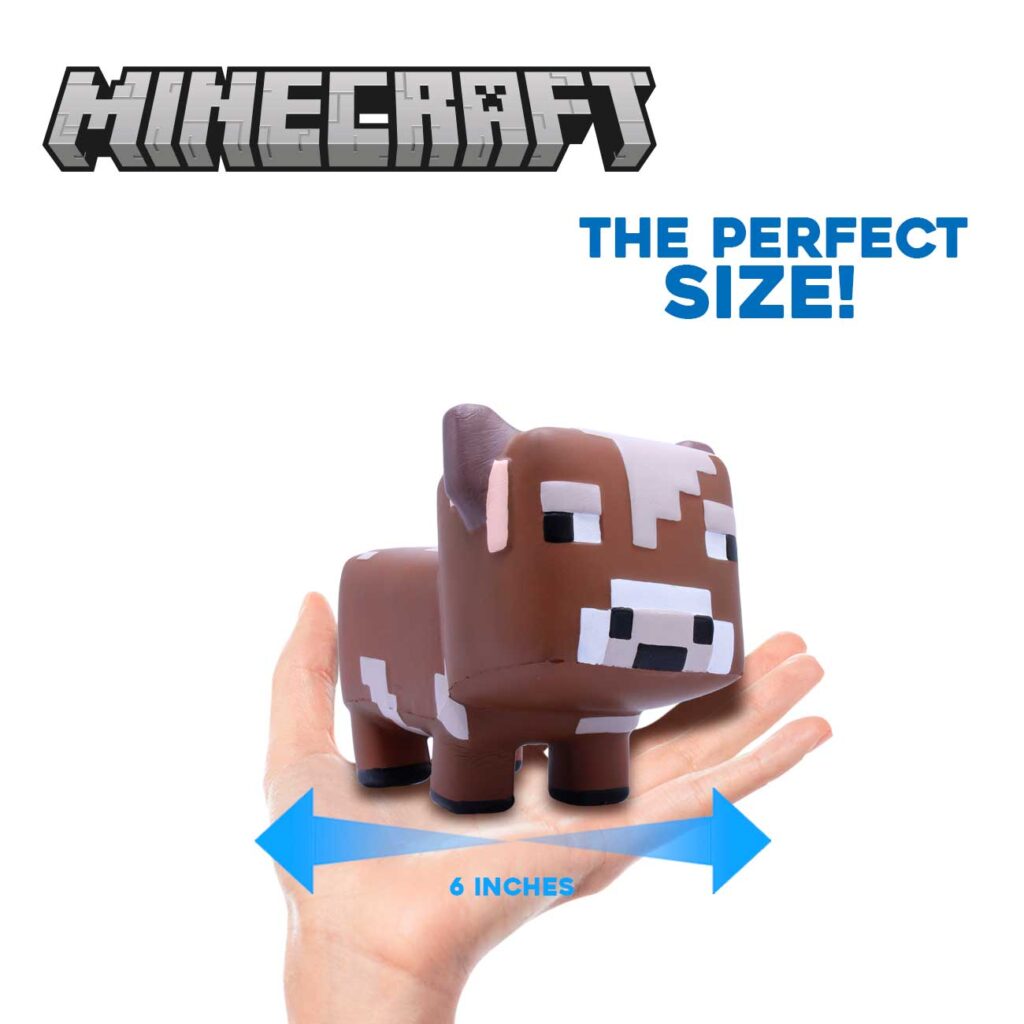 Minecraft Mega Squishme Series 4 Cow - Just Toys Intl